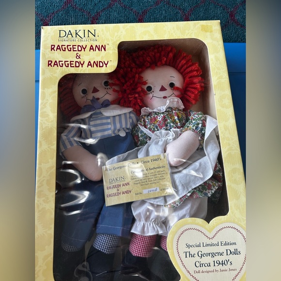 Dakin | Toys | Dakin Raggedy Ann Andy The Georgene Dolls Circa 94s Doll ...